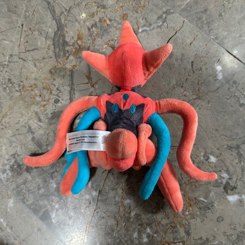Pokemon Center Deoxys Plush Toy, Hobbies & Toys, Toys & Games on Carousell