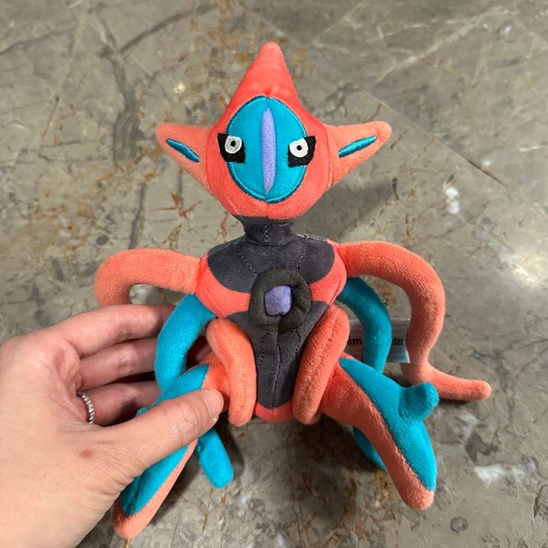 Pokemon Center Deoxys Plush Toy, Hobbies & Toys, Toys & Games on Carousell