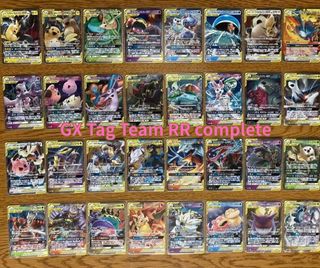 Pokemon tag team complete set of 32 gx cards jap, Hobbies & Toys, Toys ...