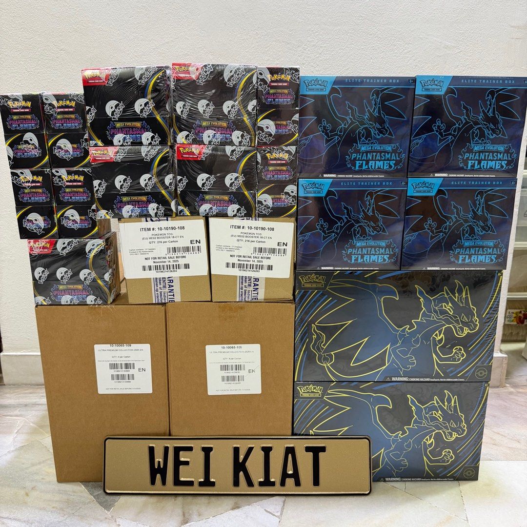 Pokemon TCG ME02 Phantasmal Flames, Hobbies & Toys, Toys & Games on ...