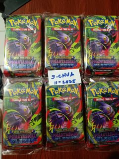 Pokemon TCG Phantasmal Flames Sleeved Booster Packs, Hobbies & Toys ...