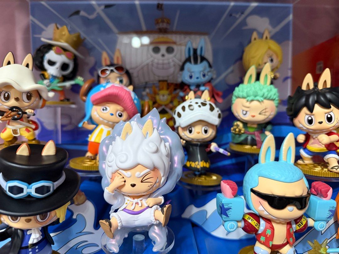 POP MART The Monsters x One Piece Blind Box Figures Full Set with ...