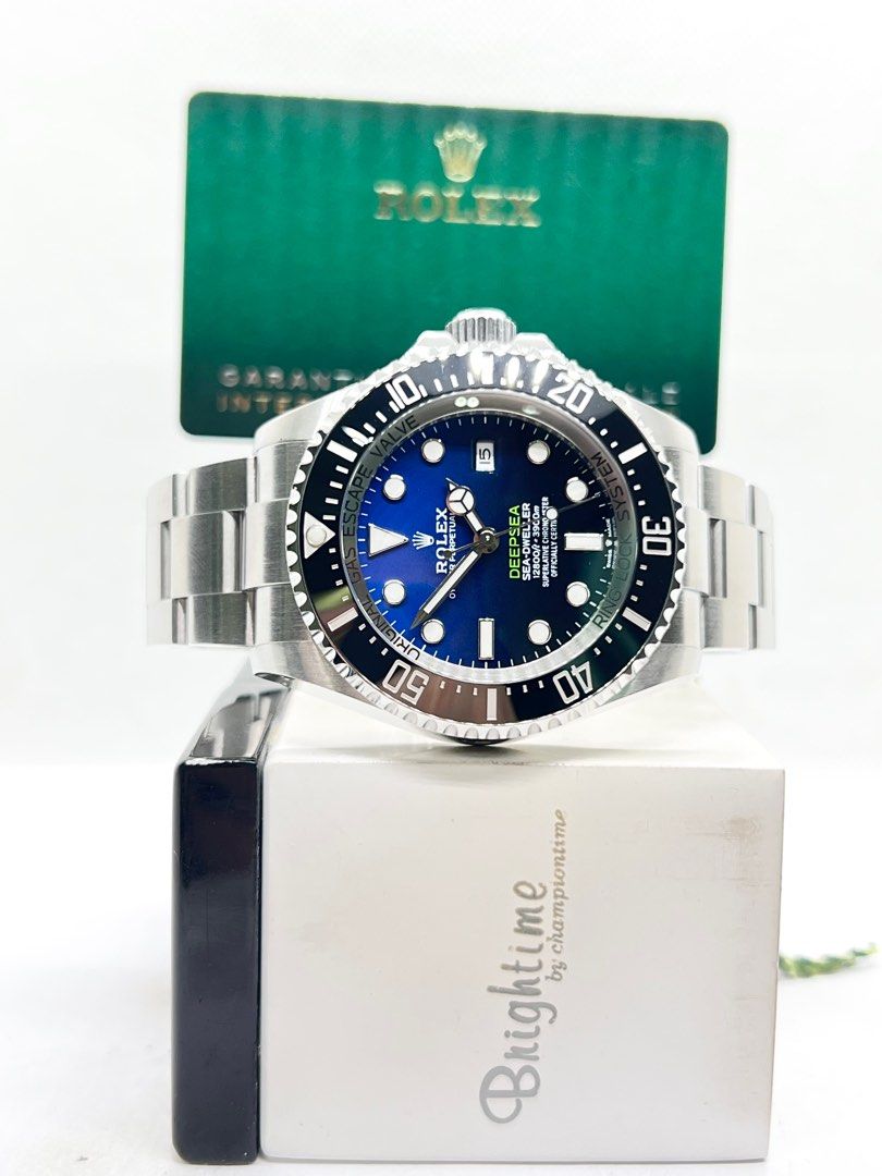 Pre Owned Rolex Oyster Deepsea James Cameron 126660 Blue Dial Automatic ...