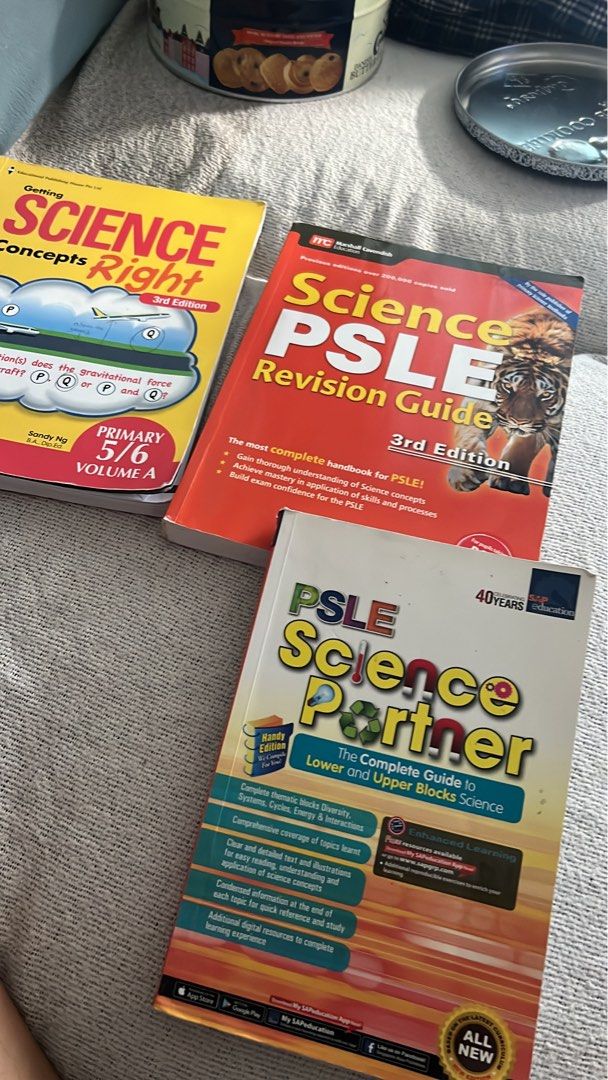 PSLE Science Revision Books (3 Books), Hobbies & Toys, Books ...