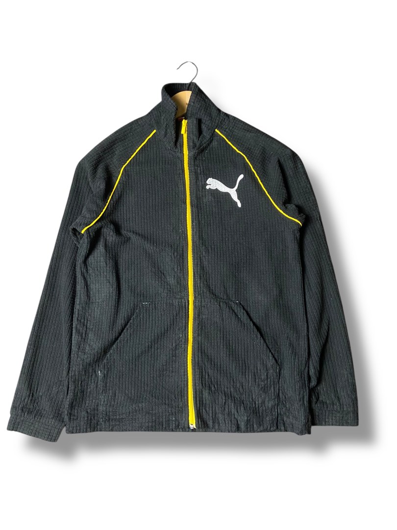 PUMA EMBROIDERY LOGO ZIPPER JACKET (32), Men's Fashion, Activewear on ...