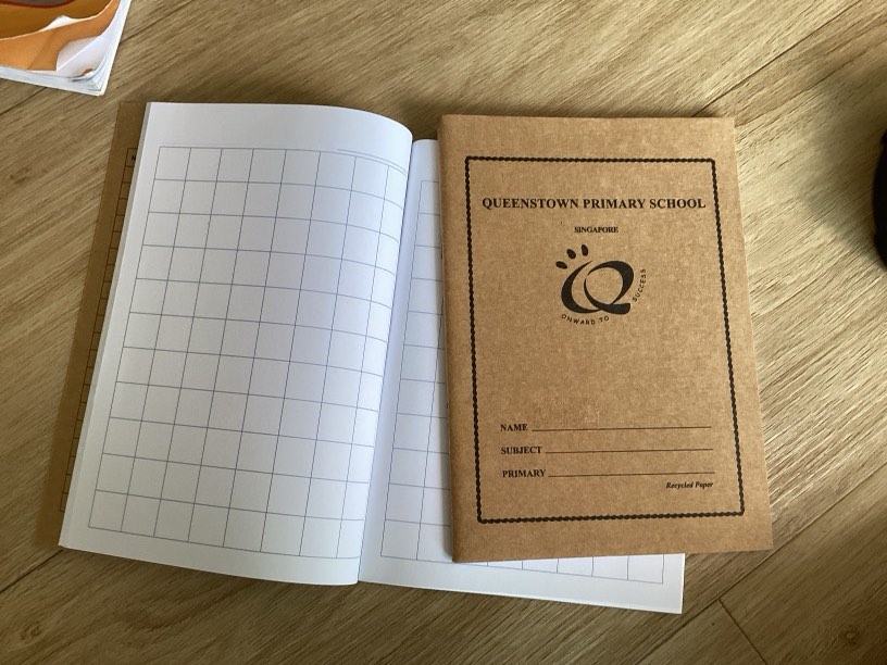 Queenstown primary big square exercise book, Hobbies & Toys, Books ...
