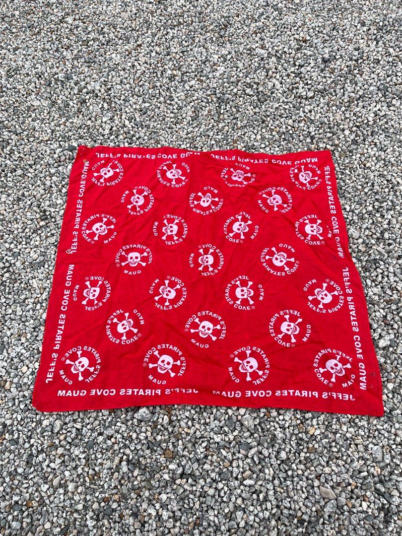 🔥🔥RARE🔥🔥 HANDKERCHIEF JEFF PIRATES COVE GUAM LOCK RM20 #handkerchief ...