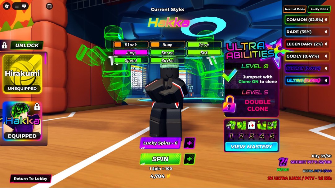 Roblox x Volleyball Legend - New Ultra Style - Hakka, Video Gaming ...
