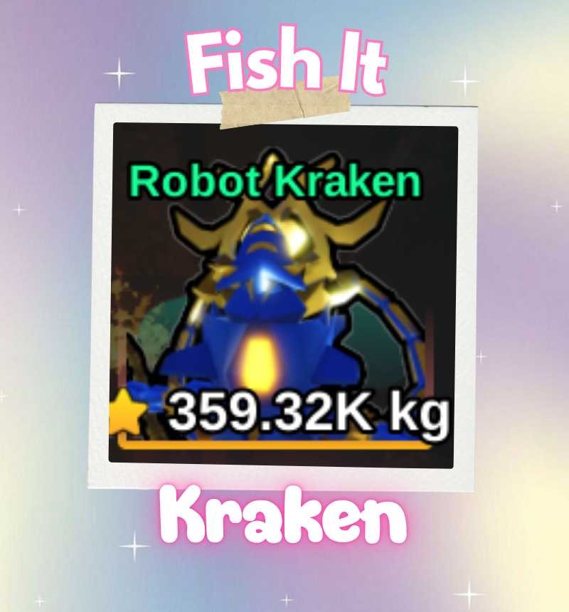 ROBOT KRAKEN FISH IT 🐟, Video Gaming, Gaming Accessories, In-Game ...