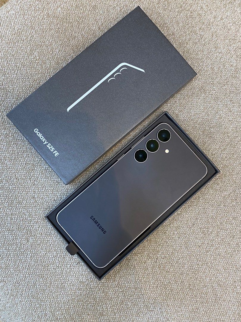 Samsung S25 FE 8/256Gb Jet Black Garansi On s/d Okt 2026, Telepon ...