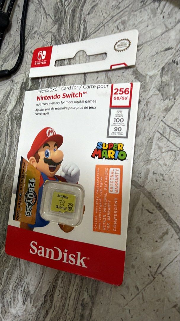 SanDisk 256GB microSD Card for Nintendo Switch, Mobile Phones & Gadgets ...