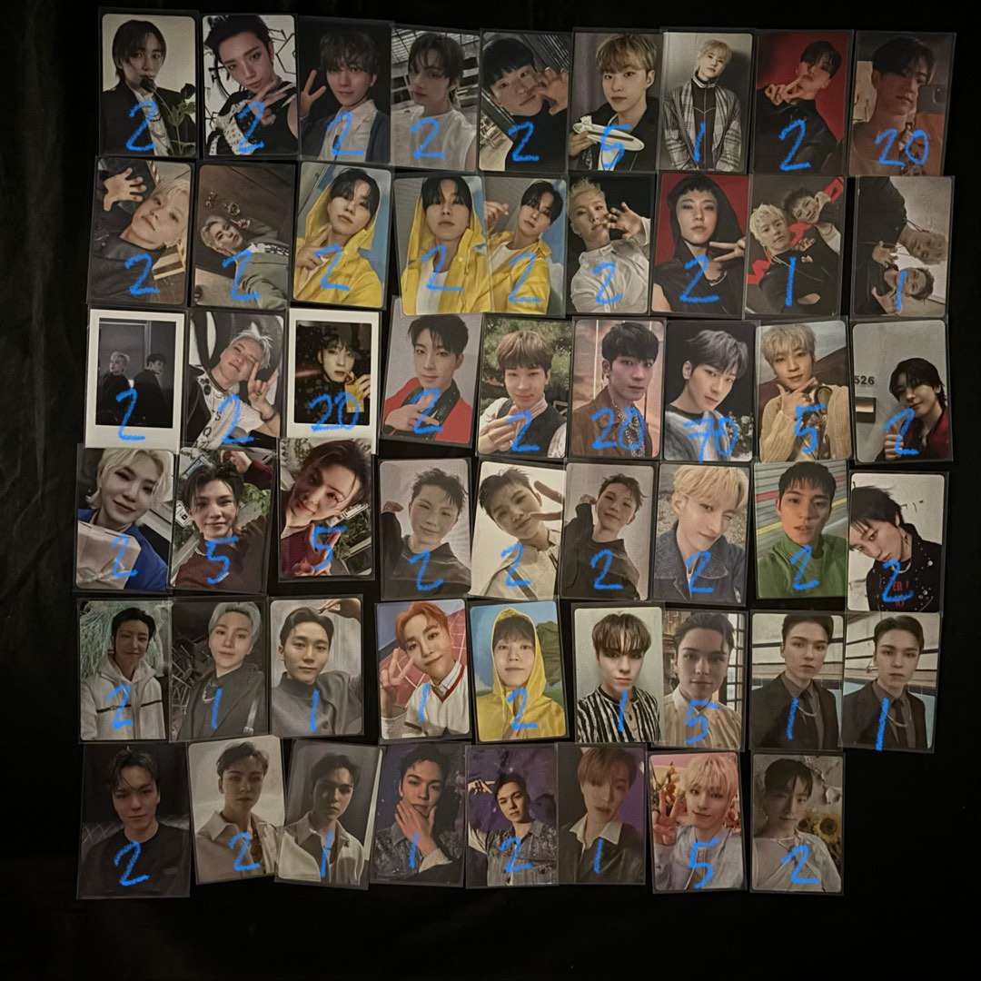 SEVENTEEN JEONGHAN JOSHUA JUN HOSHI WONWOO WOOZI DK THE8 MINGYU ...