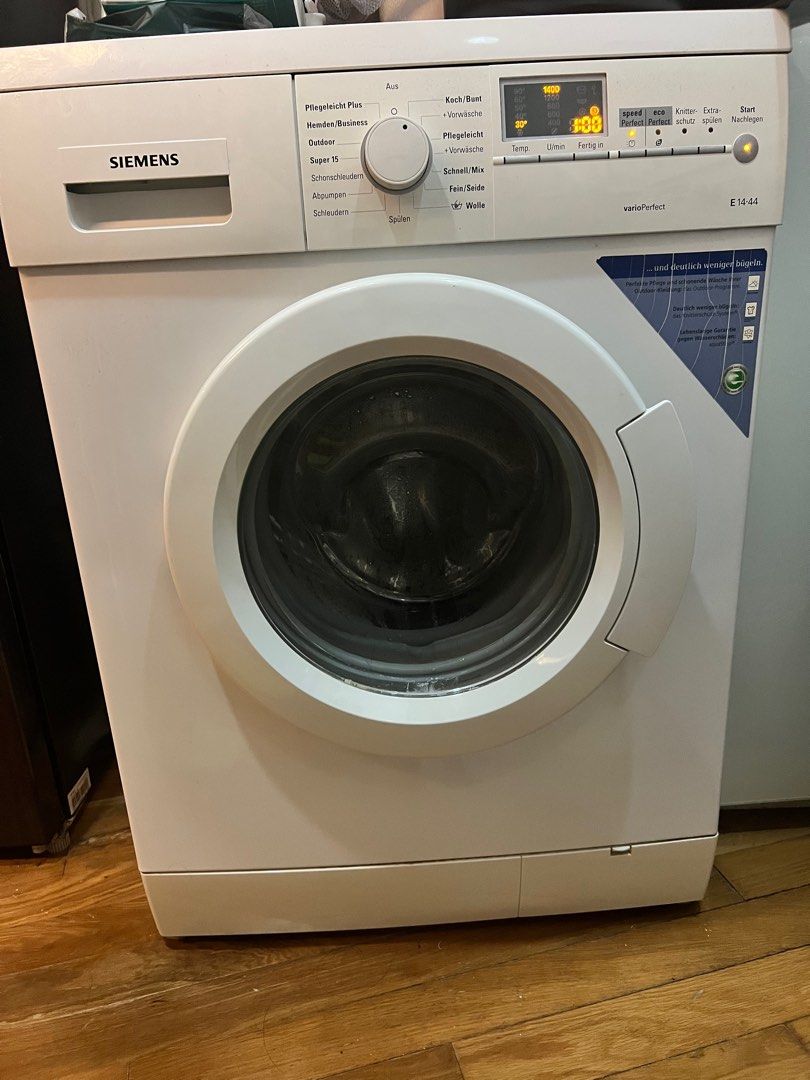 SIEMENS varioPerfect E14-44 Front Load Washer – German Engineering, TV ...