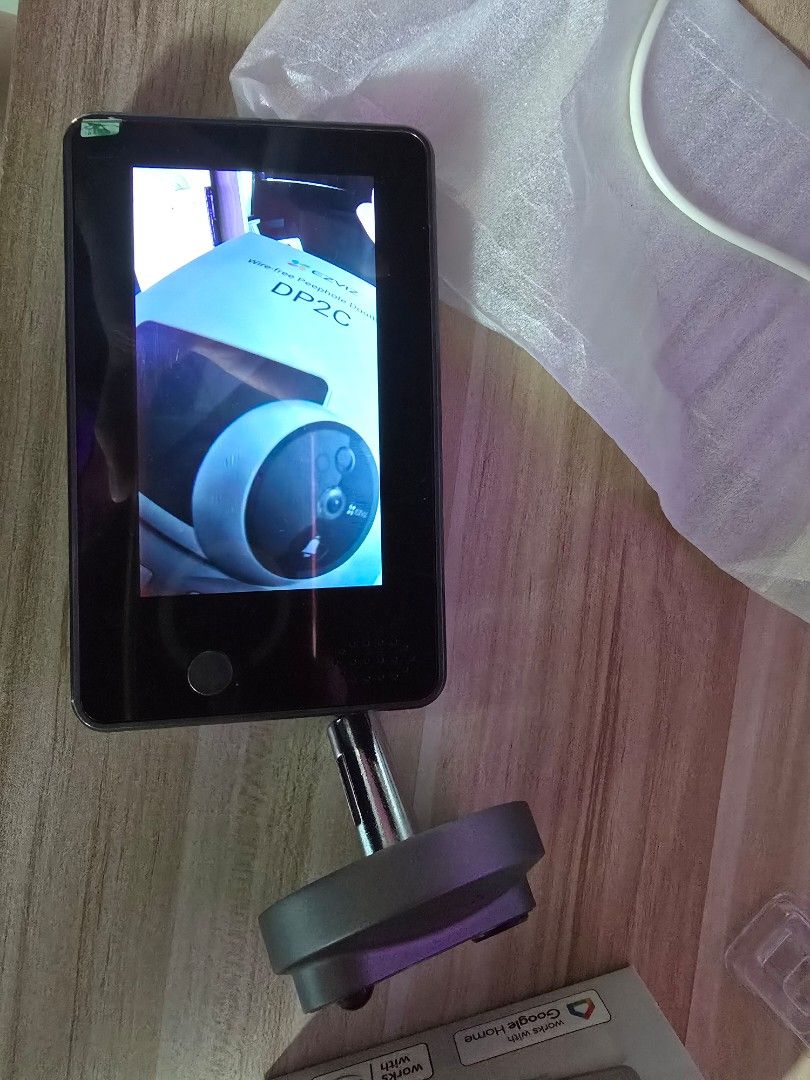 Smart Doorbell with Monitor - ED-500PA, Furniture & Home Living ...