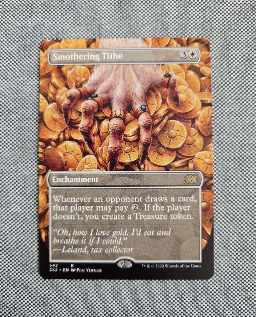 Smothering Tithe - MTG (Borderless), Hobbies & Toys, Toys & Games on ...