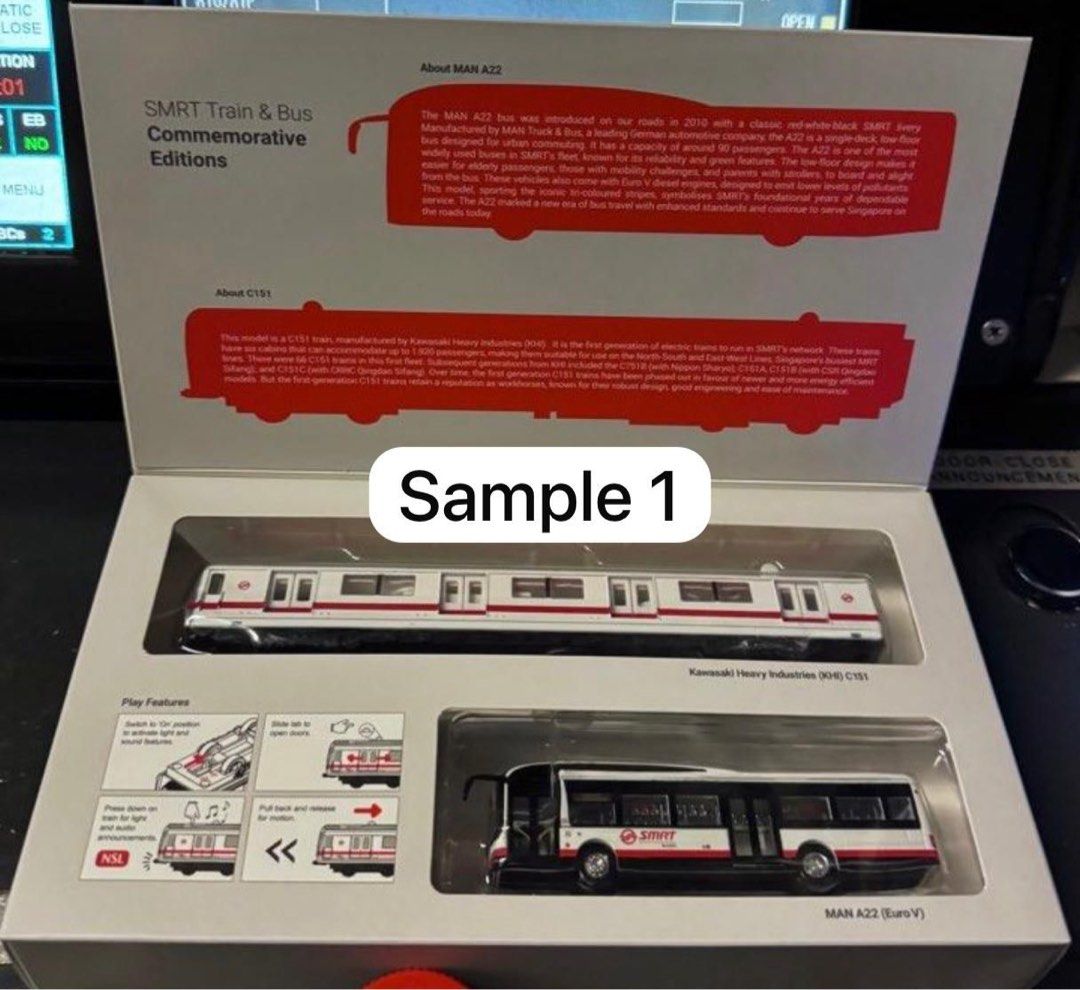 SMRT Train & Bus Commemorative Edition Set, Hobbies & Toys, Toys ...