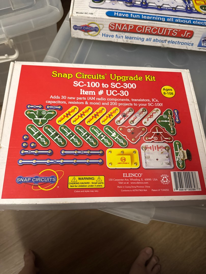 Snap Circuits Upgrade Kit SC-100 to SC-300, Hobbies & Toys, Toys ...