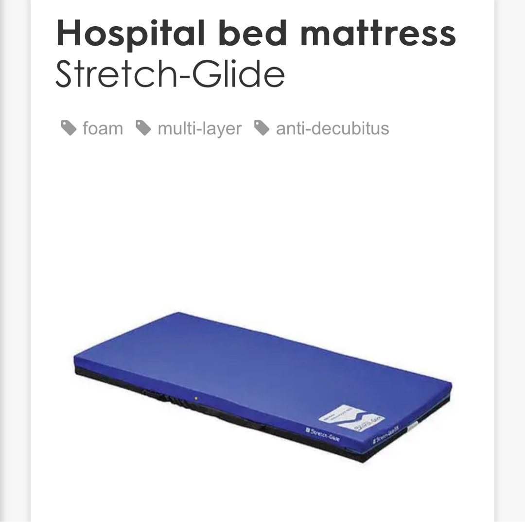 Stretch-Glide Hospital Bed Mattress, Furniture & Home Living, Furniture ...
