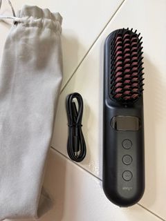 Stryv Hair Straightening Brush - Blue, Beauty & Personal Care, Hair ...