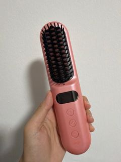 Stryv Hair Straightening Brush - Blue, Beauty & Personal Care, Hair ...