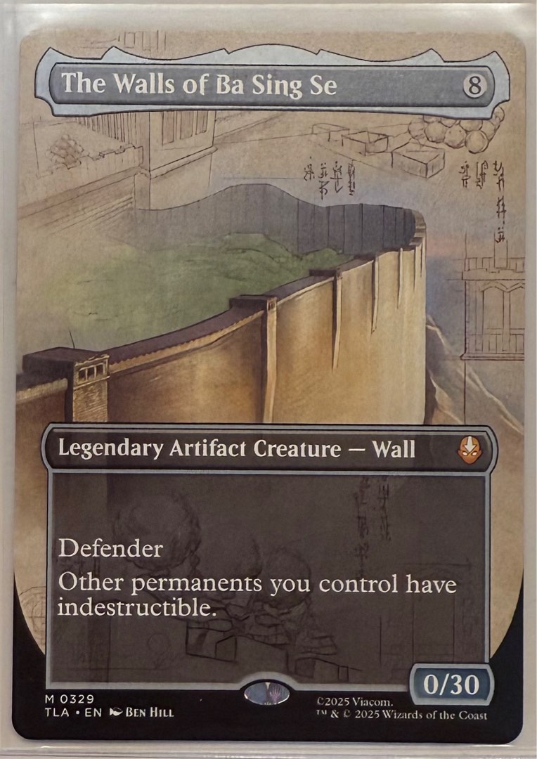 The Walls of Ba Sing Se MTG Avatar ATLA, Hobbies & Toys, Toys & Games ...
