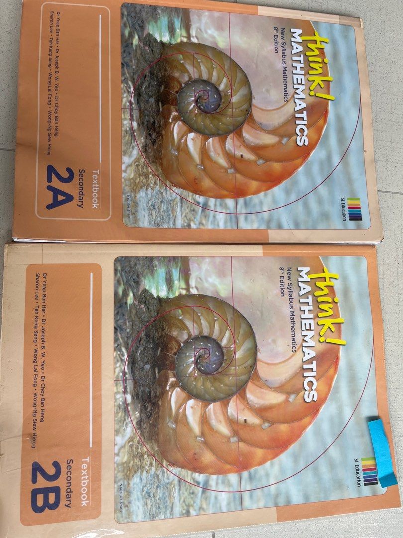 Think! Mathematics Textbook 2A & 2B, Hobbies & Toys, Books & Magazines ...