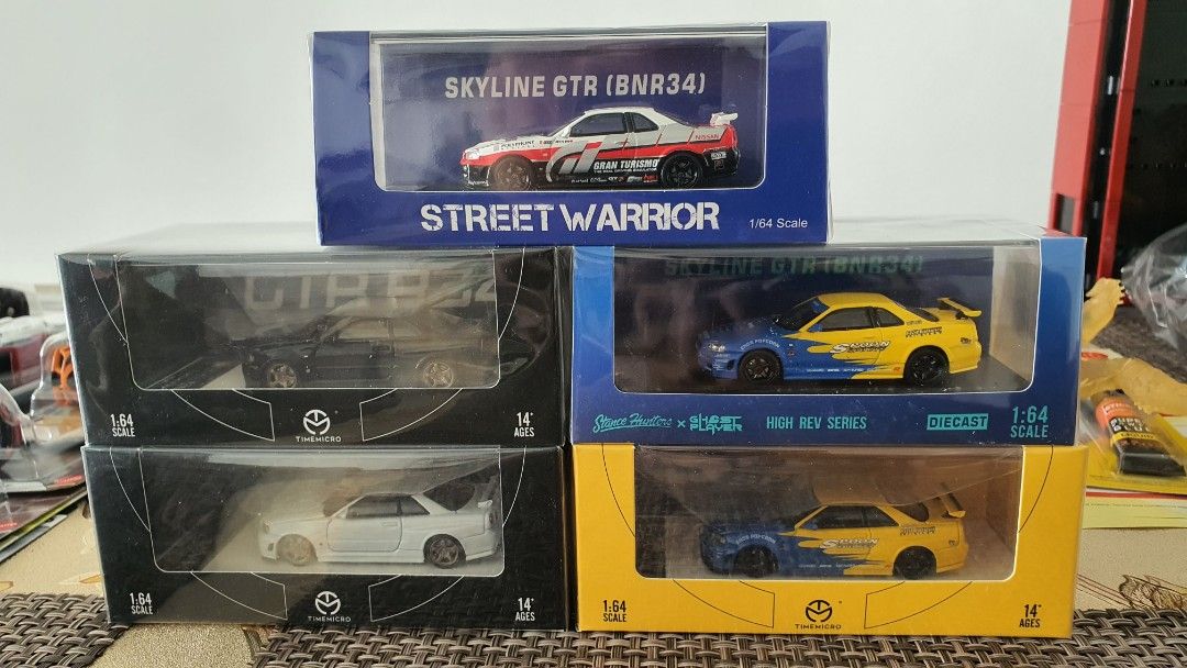 Time Micro, Stance Hunters & Street Warrior Nissan Skyline R34 GT-R ...
