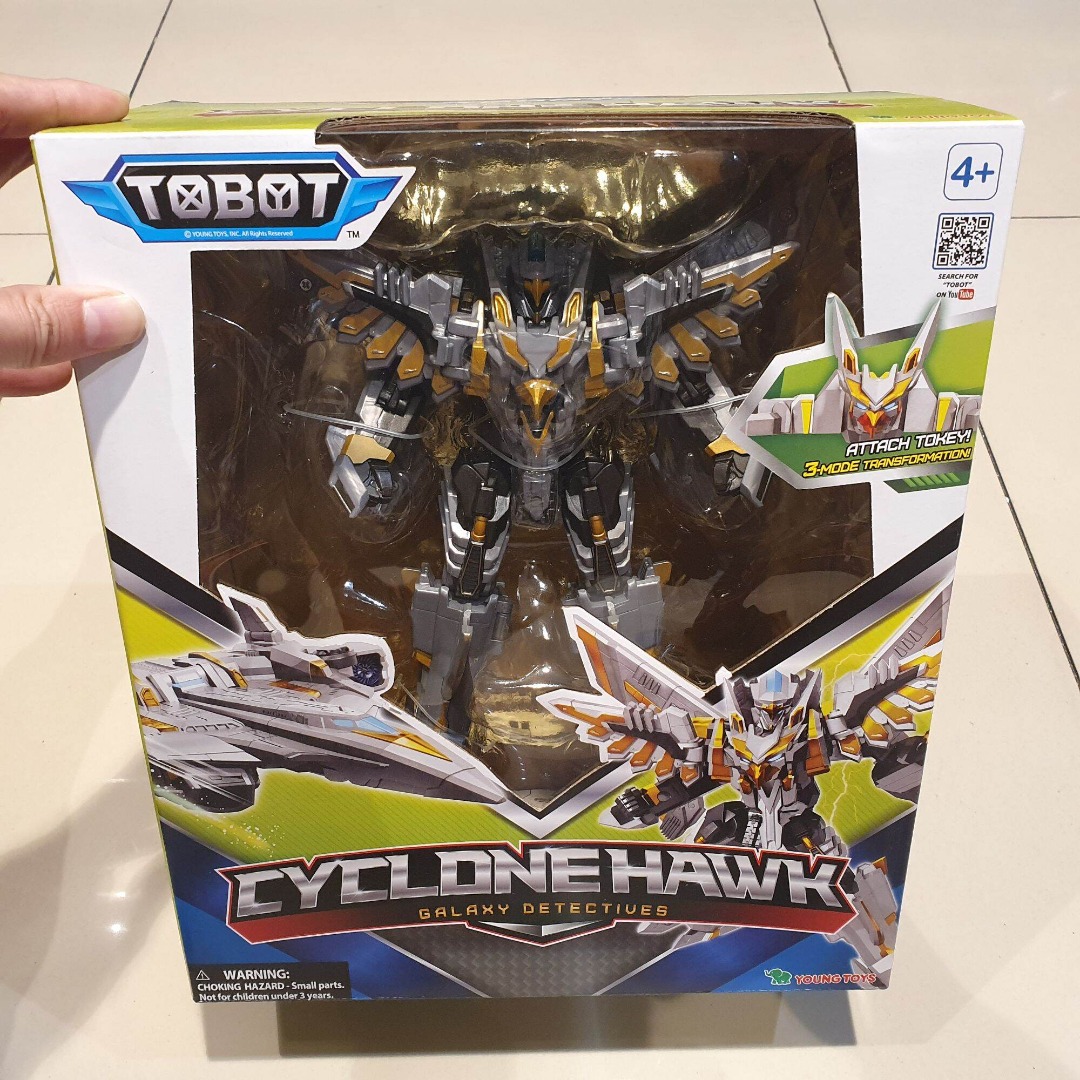 Tobot GD Galaxy Detectives CYCLONE HAWK Original Young Toys, Toys ...