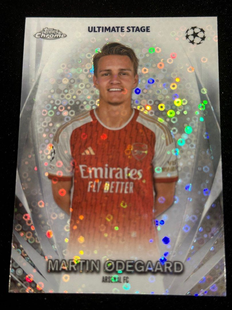Topps Chrome UCC 2023-24 Martin Odegaard Ultimate Stage ( Arsenal ...