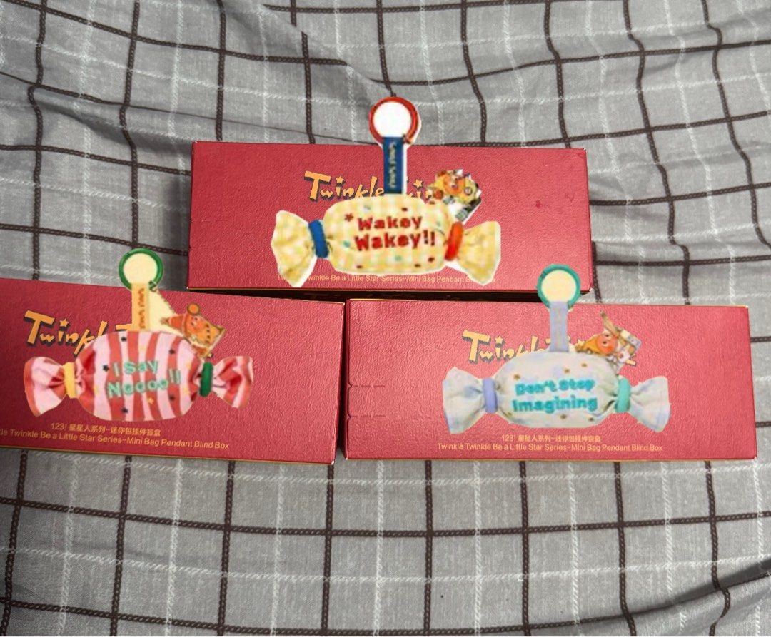 Twinkle twinkle be a little star mini bag wake up sleepy head bad ...