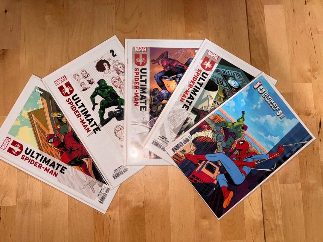 Ultimate Spider-Man Comic Book Collection - Issues 1-8, Hobbies & Toys ...