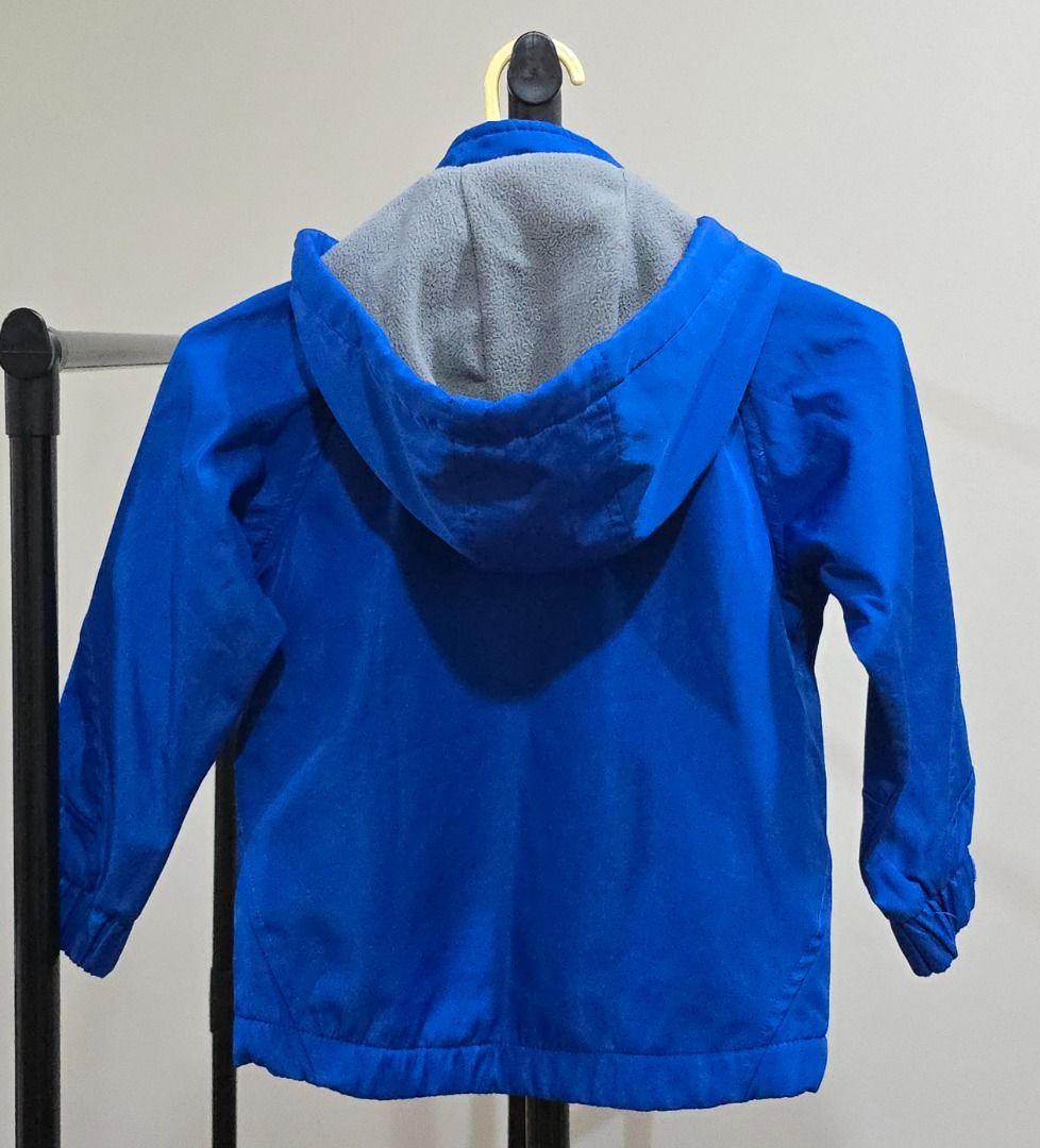 Universal Traveller blue hooded jacket with detachable hood outer wear ...