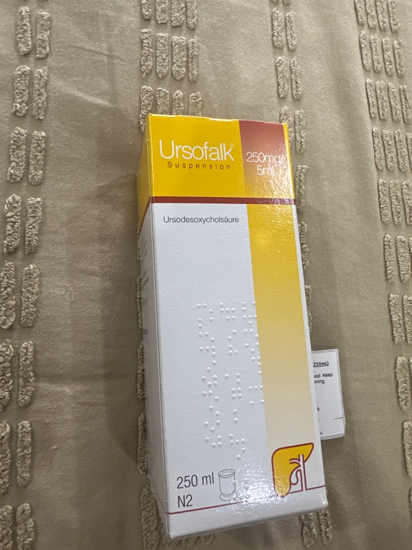 Ursofalk Suspension 250mg/5ml, Health & Nutrition, Medical Supplies ...