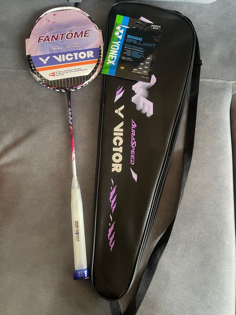 Victor Auraspeed Fantome F, Sports Equipment, Sports & Games, Racket ...