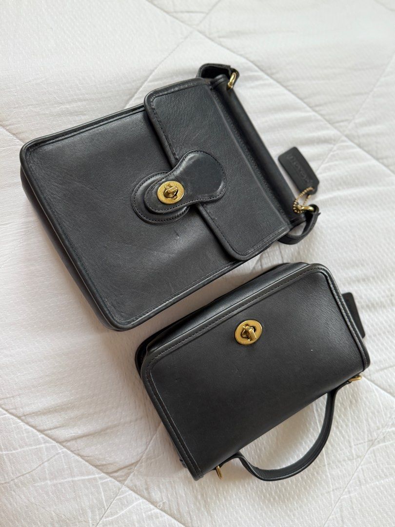 Vintage Coach Navy Blue Bundle💙, Luxury, Bags & Wallets on Carousell