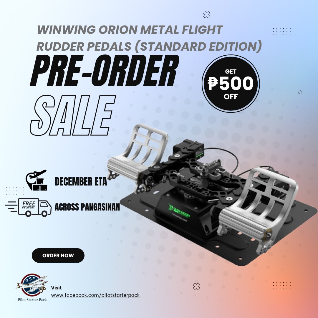 WINWING Orion Metal Flight Rudder Pedals (Standard Edition), Video ...