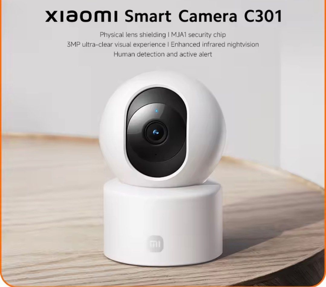 Xiaomi Smart Camera C301 - 2K, Full Color Night Vision, Furniture & Home Living, Security ...
