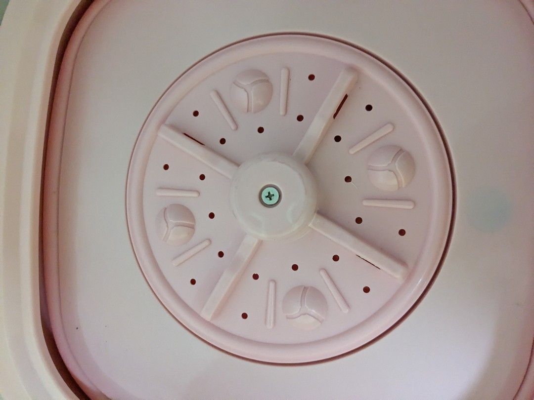 YANGZI XPB30-8 Mini Washing Machine with spin cycle basket, folds down ...