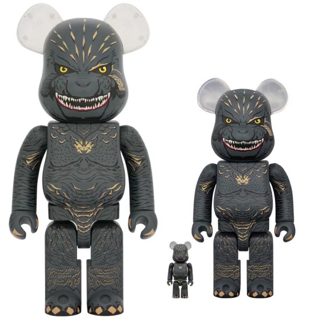 1000% 400% + 100% Godzilla -1.0 (2023) bearbrick be@rbrick minus one ...