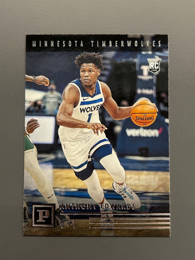 2020-2021 Panini Chronicles Anthony Edwards Rookie Card, Hobbies & Toys ...