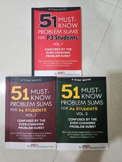 40 Must-Know Problem Sums for PSLE Students (Vol 1 & 2), Hobbies & Toys ...