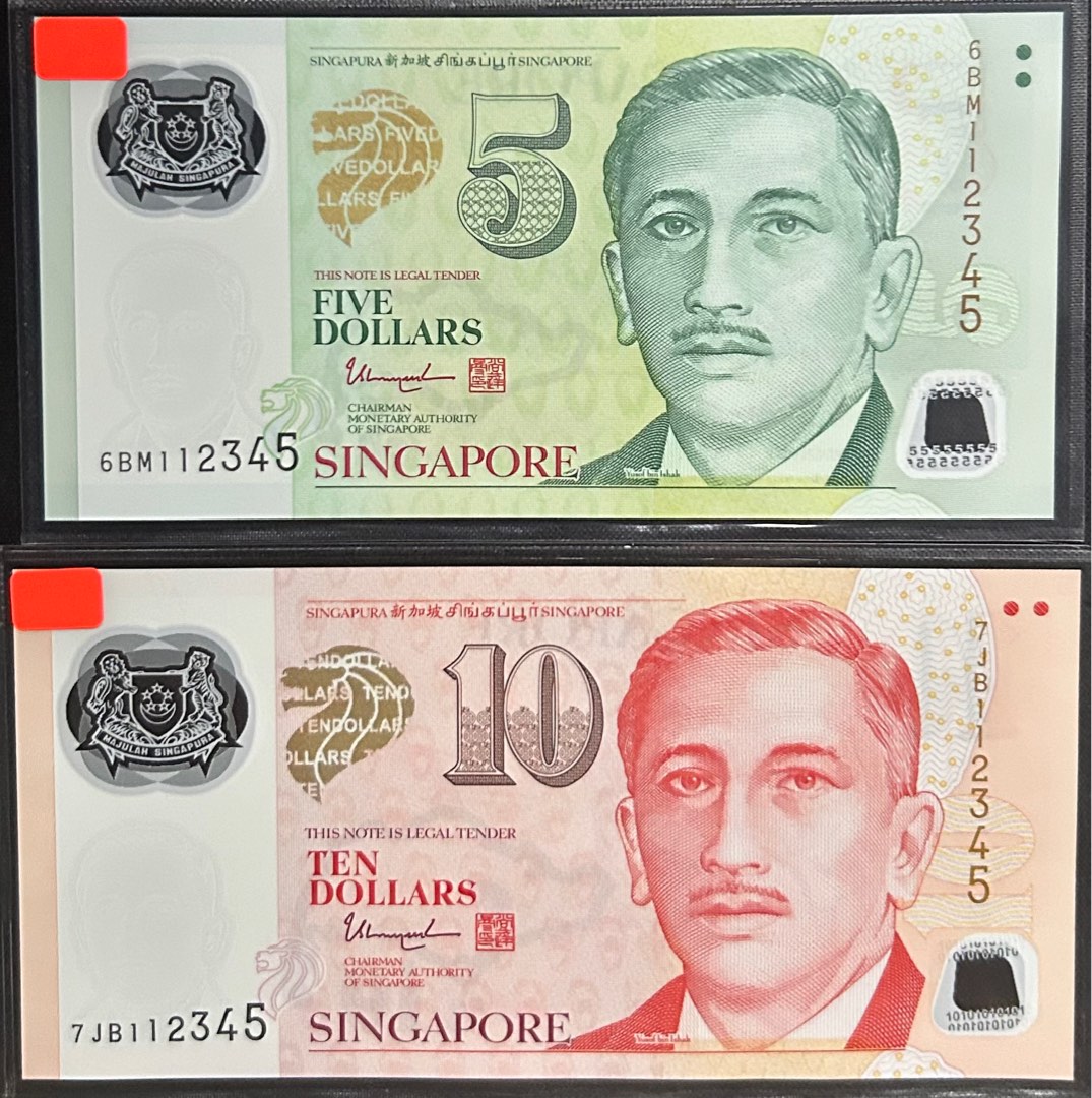 $5 n $10 fancy step identical number 112345, Hobbies & Toys ...