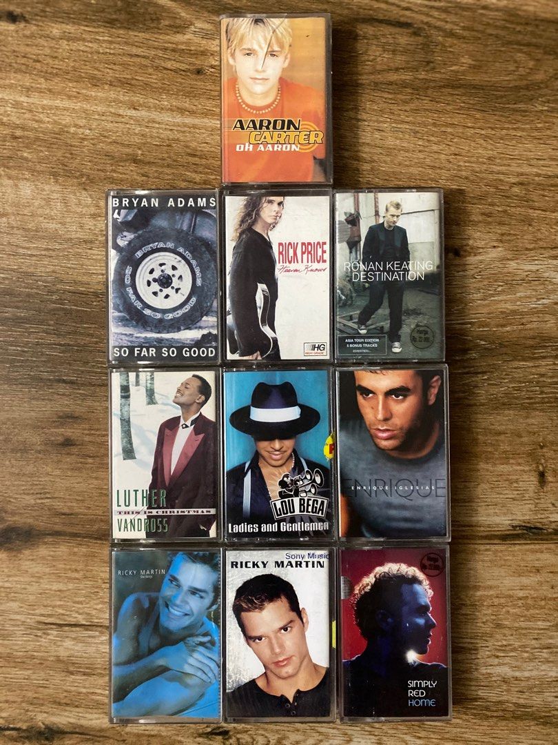 Aaron Carter, Bryan Adams, Rick Price, Ronan Keating, Luther Vandross, Lou Vega, Enrique ...