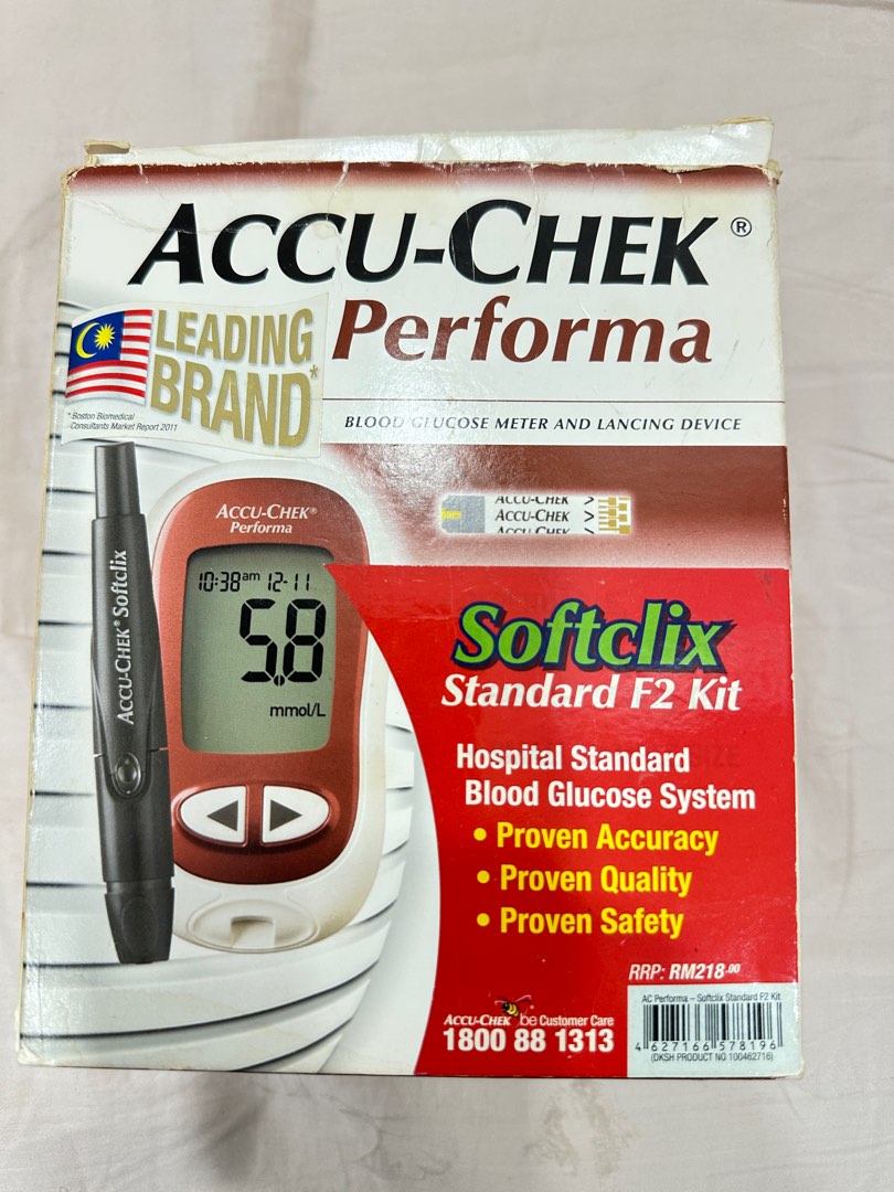 Accu-Chek Performa Softclix Standard F2 Kit, Health & Nutrition, Health ...
