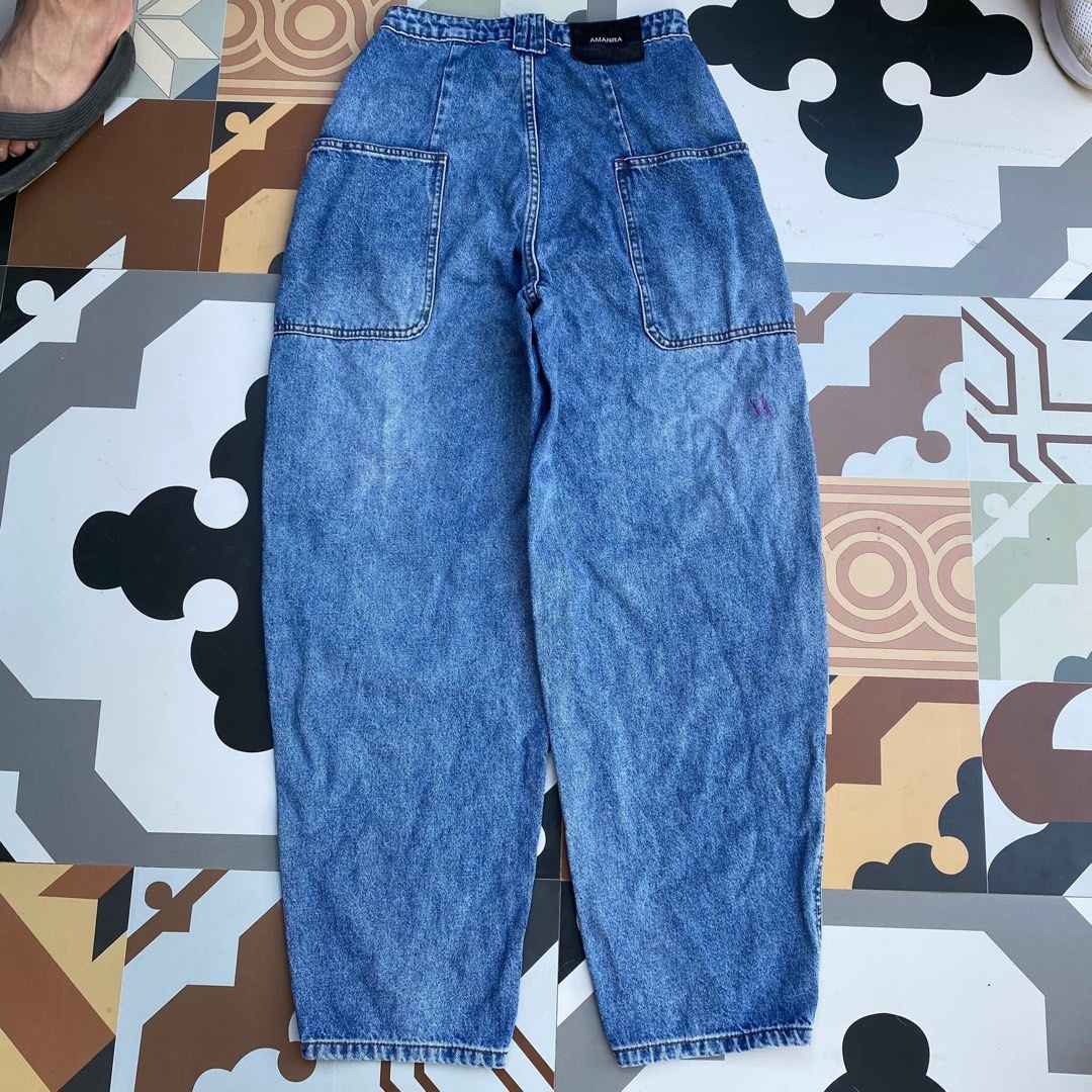 Amanra Acid Wash Godzilla Pants, Women's Fashion, Bottoms, Jeans on ...