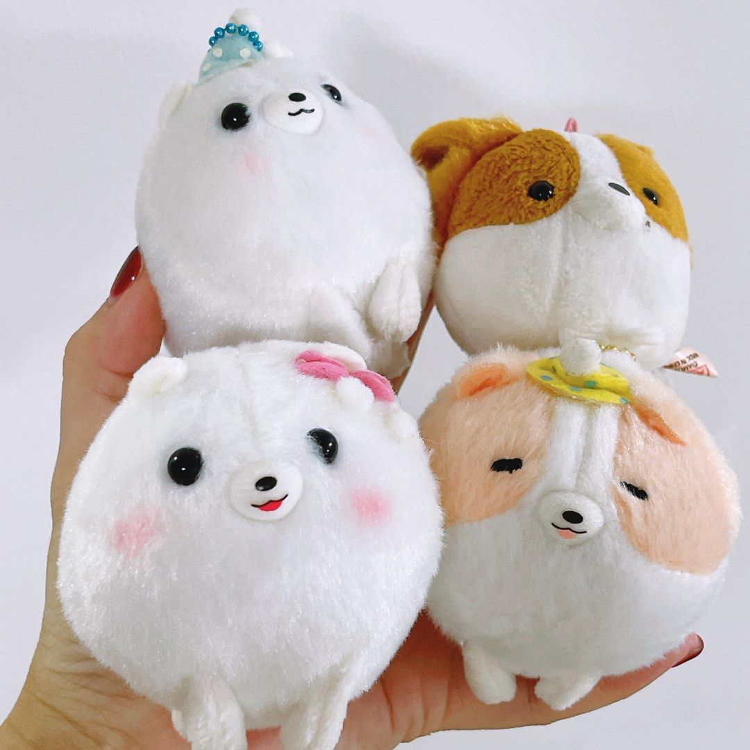 Amuse Fuwa Mofu Pomeranian Dog Soft Toy - Pometan and Fusa Fusa AMUSE ...