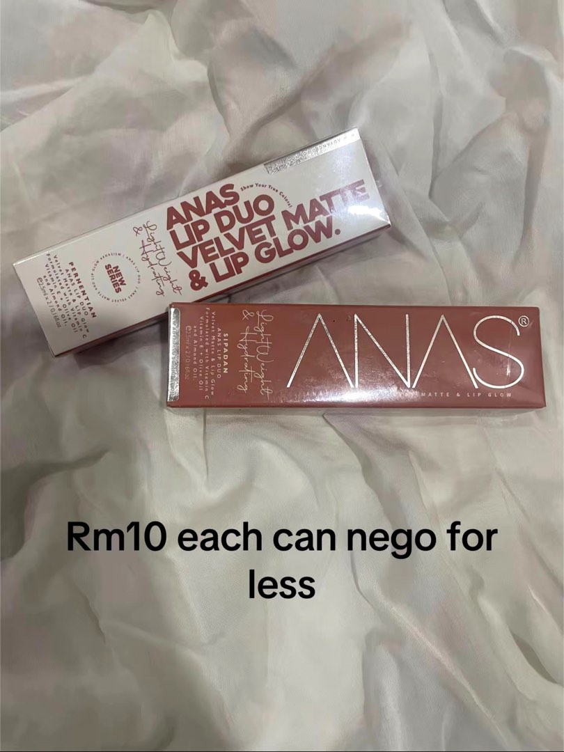 ANAS Lip Duo Velvet Matte & Lip Glow, Beauty & Personal Care, Face ...