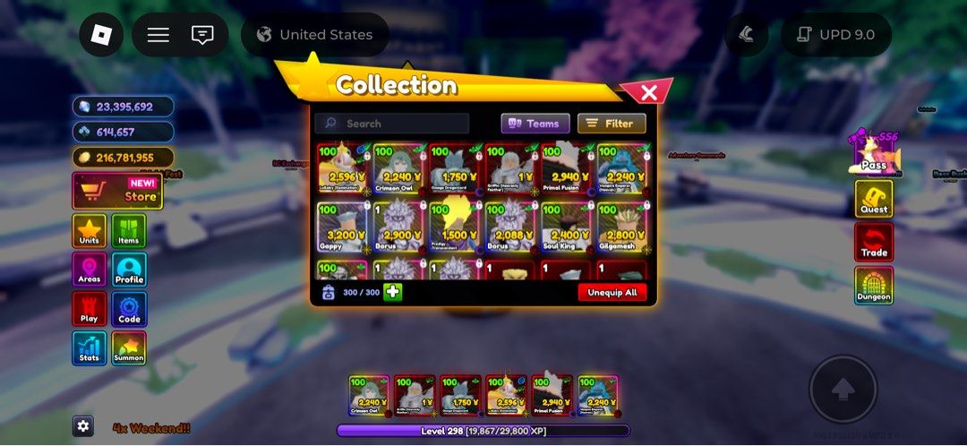 Anime rangers x end game account, Video Gaming, Gaming Accessories ...