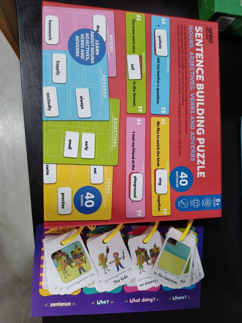Anko Sentence Building Puzzle, Hobbies & Toys, Toys & Games on Carousell