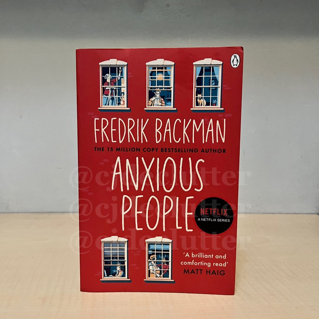 Anxious People by Fredrik Backman, Hobbies & Toys, Books & Magazines ...